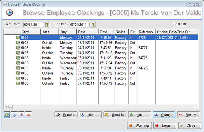 CS Time Features - Time and Attendance